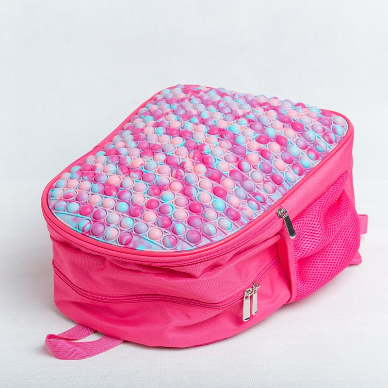 Backpack with Push Bubbles for Kids – Pink & Blue Baby Shop
